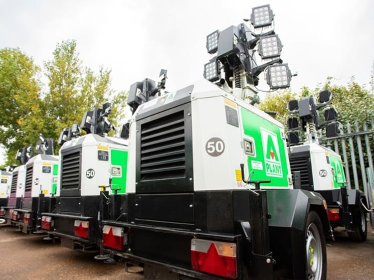 A-Plant Has Ordered 250 Lighting Towers - Trime UK